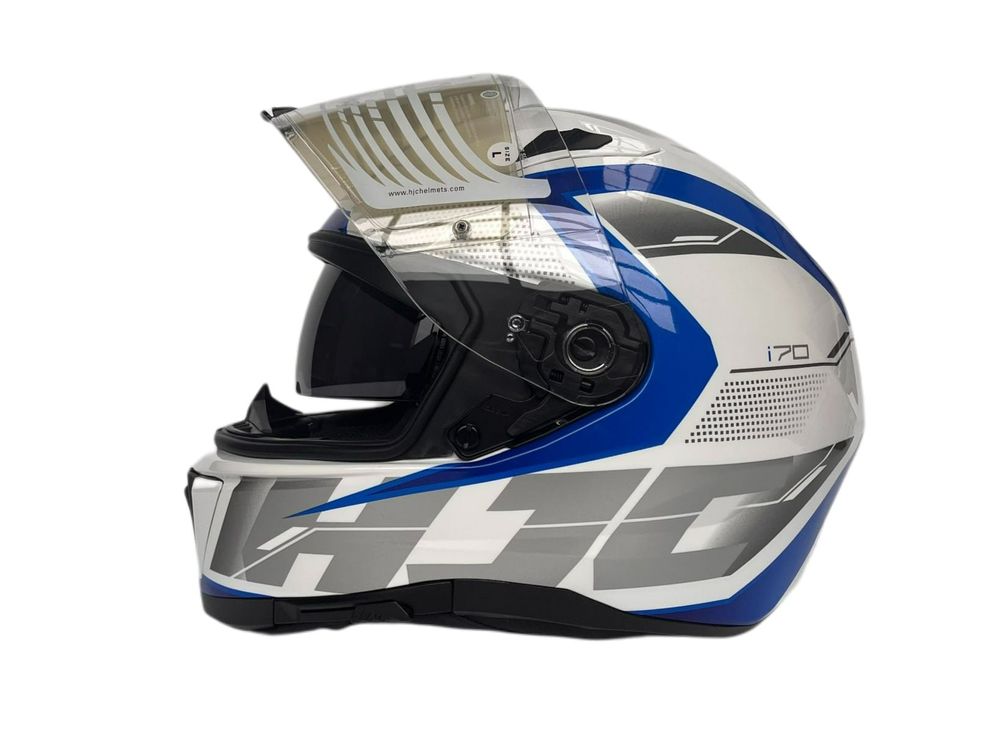 HJC i70 Asto Motorradhelm Gr. M weiß blau MC2 | Kaufen auf Ricardo