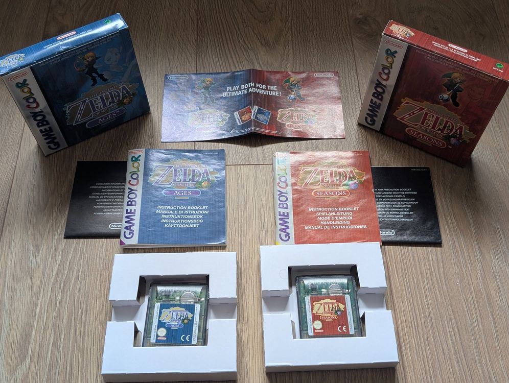 Zelda Oracle of Ages & Seasons | OVP CIB | Nintendo Gameboy (Gebraucht ...