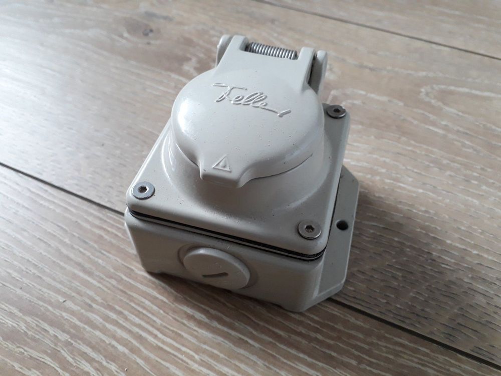 steckdose aussendose Feller Metal | Kaufen auf Ricardo