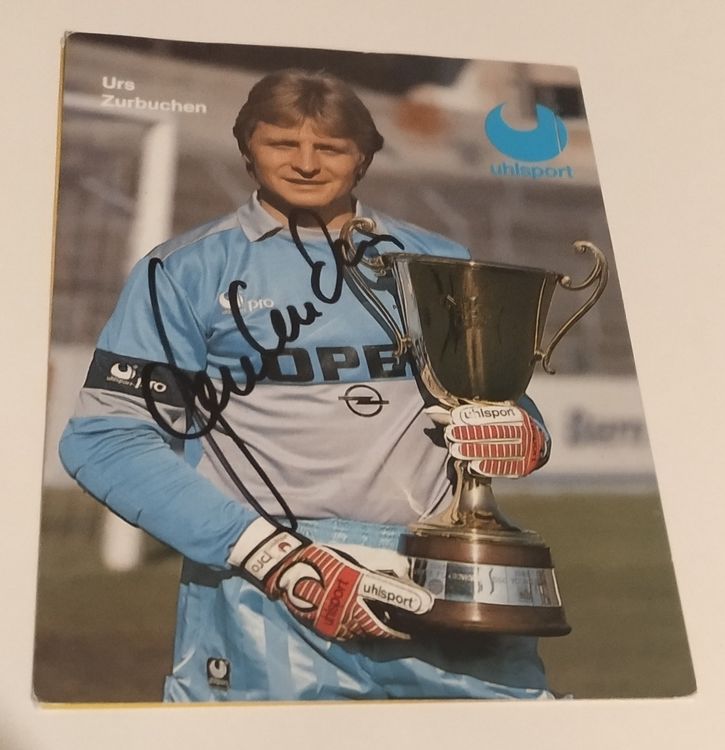 2 ex YB Torhüter Marco Wölfli und Urs Zurbuchen, orig. sign. (Gebraucht ...