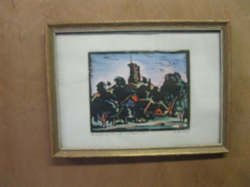 Heinrich Herzig Holzschnitt (Gebraucht) in Altstätten für CHF 220 – nur Abholung auf Ricardo kaufen