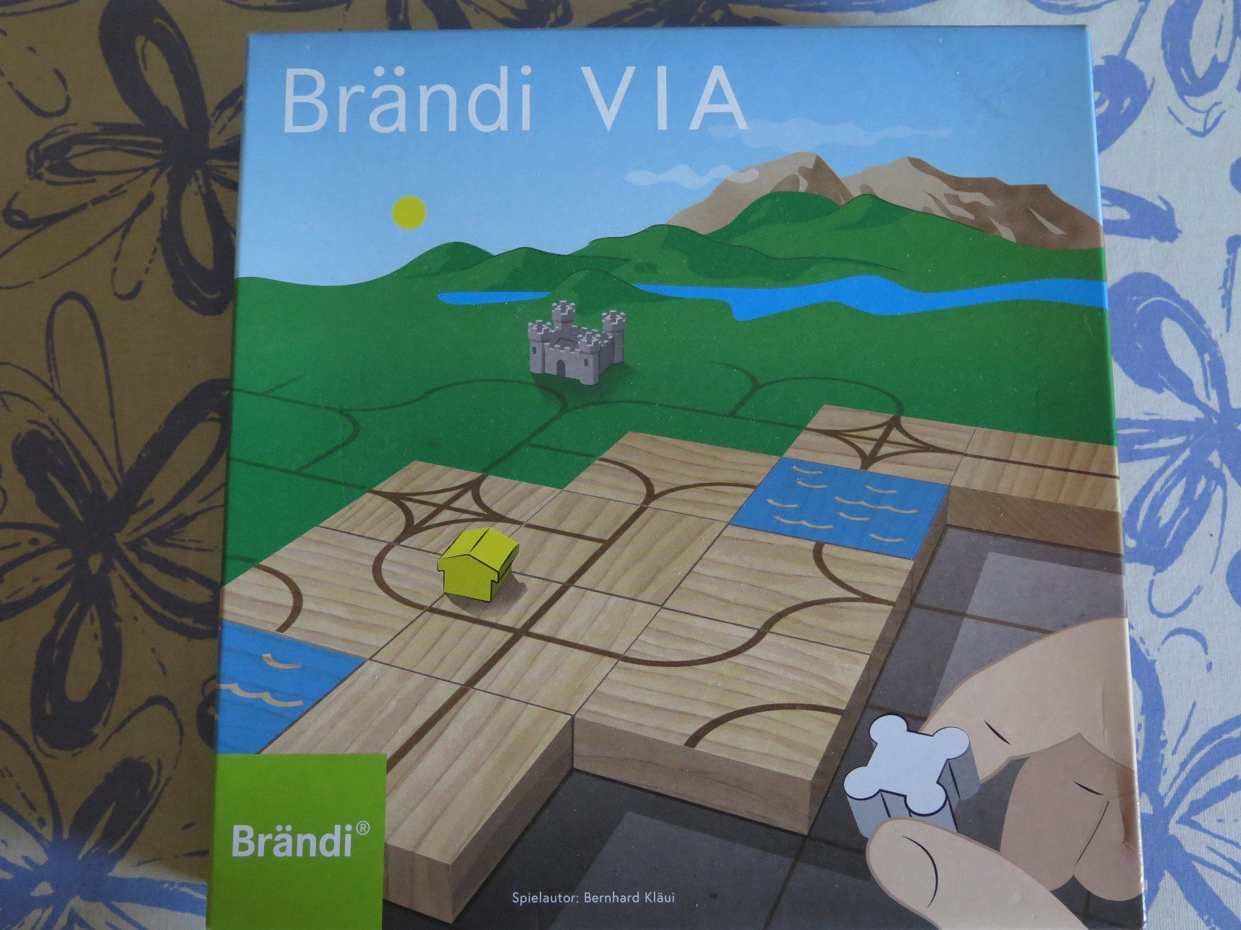 Tolles Brettspiel "Brändi Via" 2-4 Spieler Holz/ab 10 Jahren (Neu ...