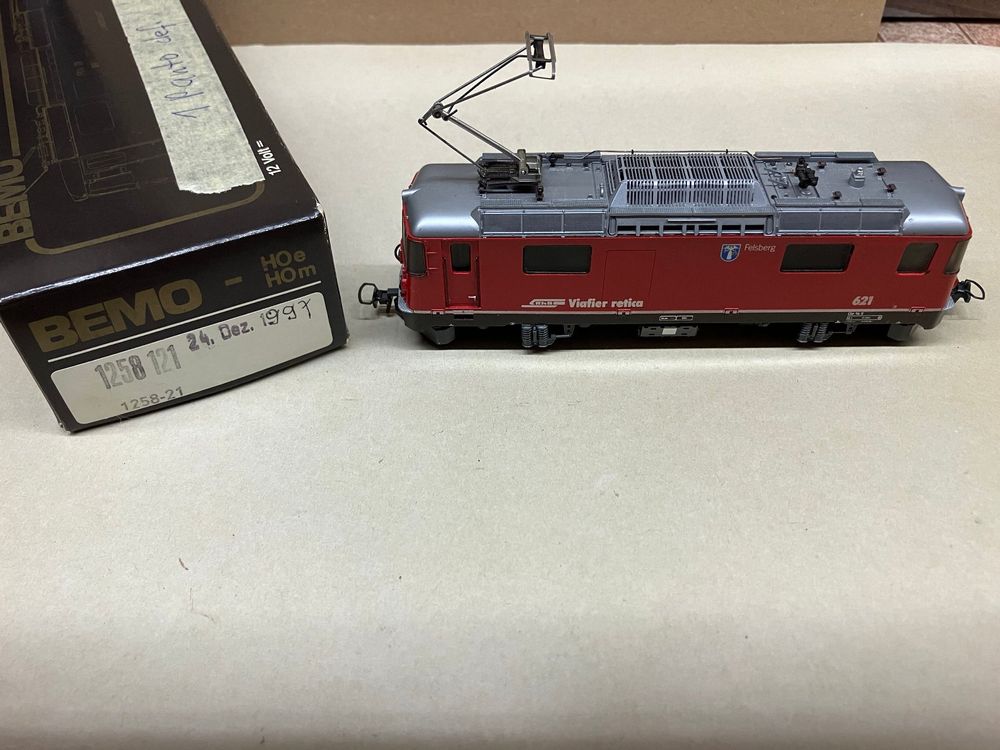 Bemo 1258 121 RhB Ge 4/4 II "Felsberg", H0m, für Bastler (Gebraucht) in Neuendorf für CHF 54 ...