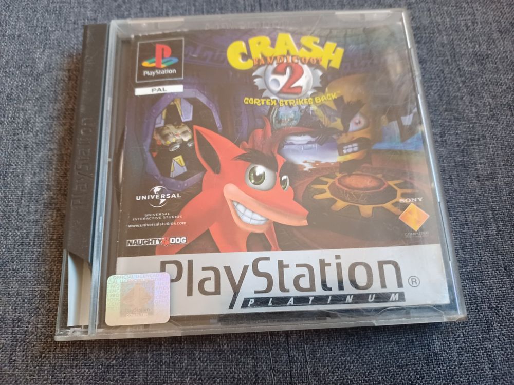 PS1 - CRASH BANDICOOT 2 - CORTEX STRIKES BACK mit Anleitung (Gebraucht ...