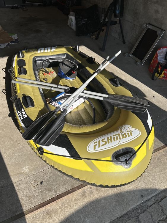 Fischerboot Schlauchboot mit Zubehör-fishman 300 | Kaufen auf Ricardo