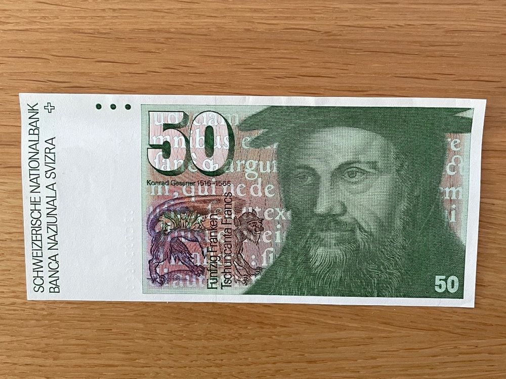Schweizer Banknote 50 CHF Kaufen Auf Ricardo