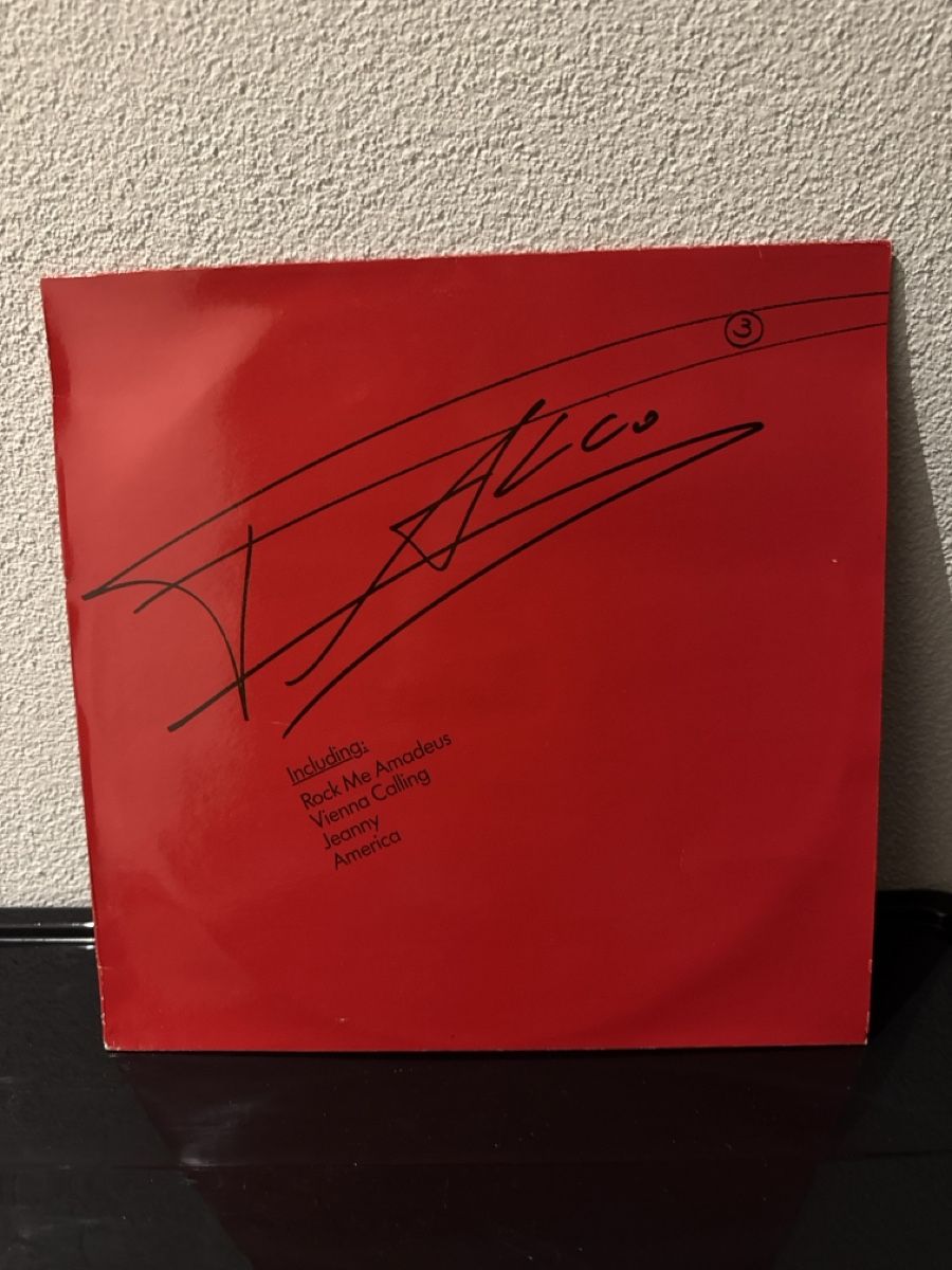 Signed Falco 3 Vinyl Album - Rock Me Amadeus, Vienna Calling (Neu ...