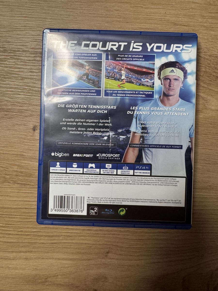 Tennis World Tour - PS4 - Game! (Gebraucht) in Biberist für CHF 15 ...