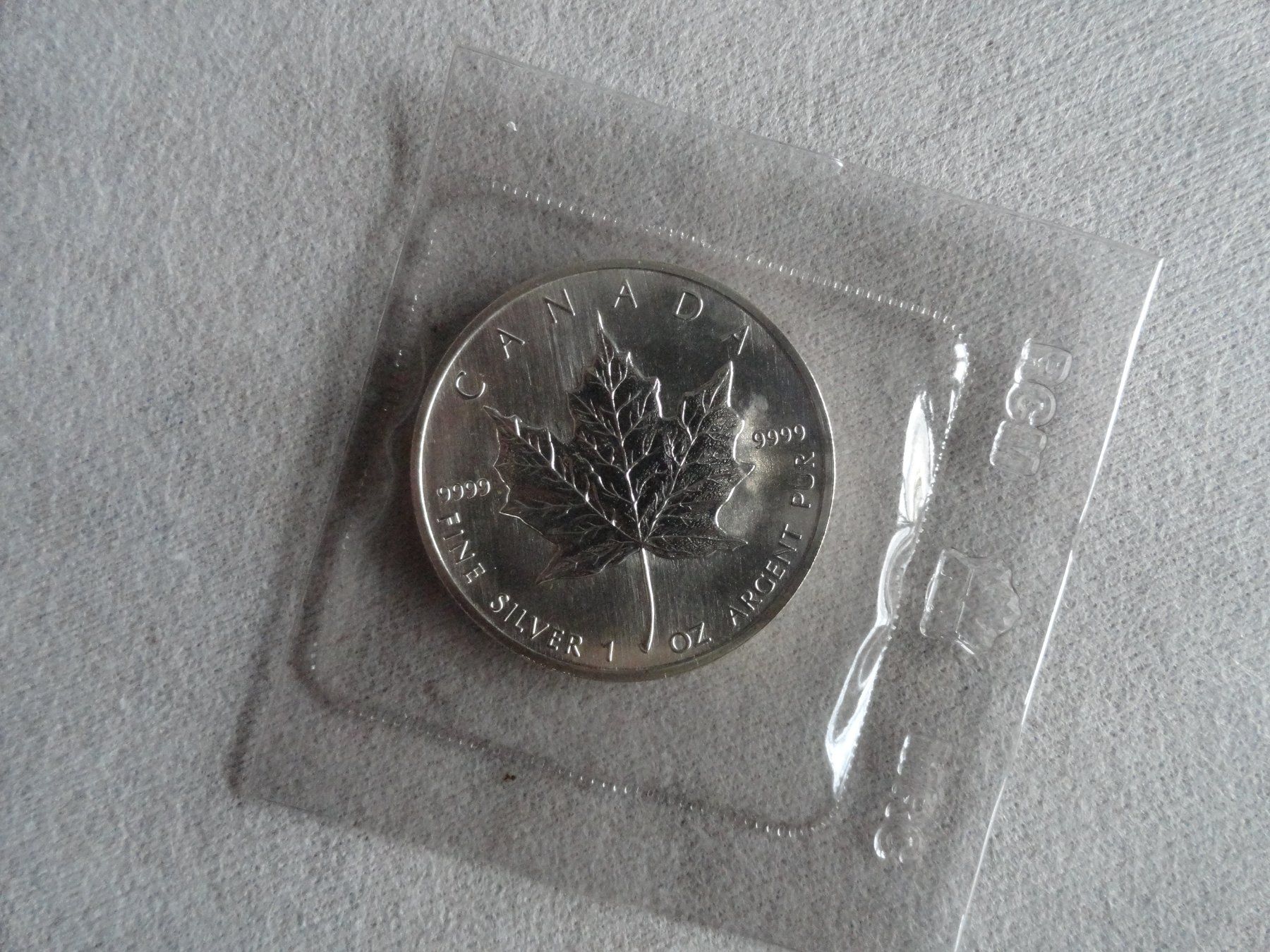 Silbermünze Kanada Maple Leaf 5 Dollars 1988 - Elizabeth II (Neu und ...
