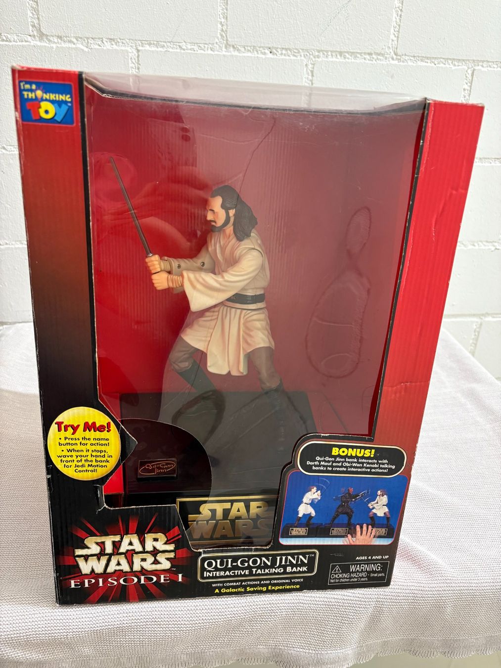 Star Wars Episode I - Qui-Gon Jinn Spardose, neu & OVP! (Neu und ...