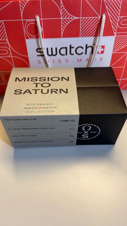Mission to Saturn - Bioceramic MoonSwatch Collection (Neu und ...