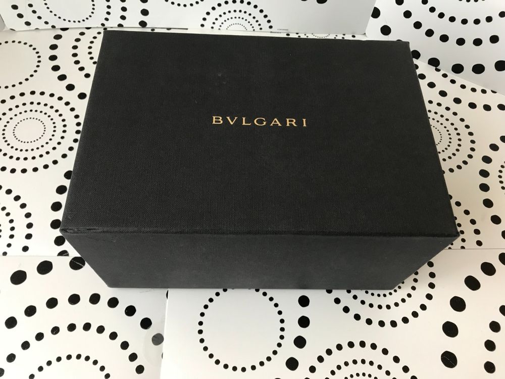 BULGARI BVGARI ORIGINAL LUXUS WATCH BOX ECRIN SCHACHTEL !!! (Gebraucht ...