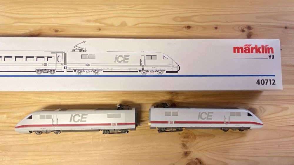 Märklin ICE 1/2 Digital mit neuem HLM/LED + Traktions-Set (Gebraucht ...