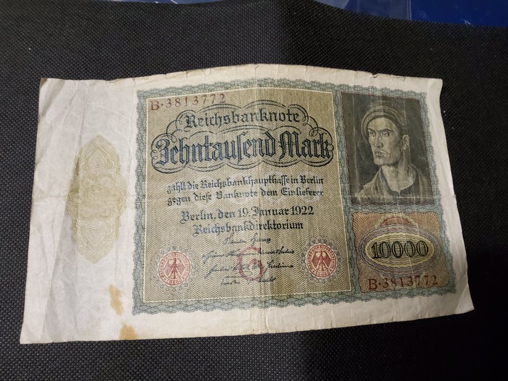 Reichsbanknote 1922 | Kaufen auf Ricardo