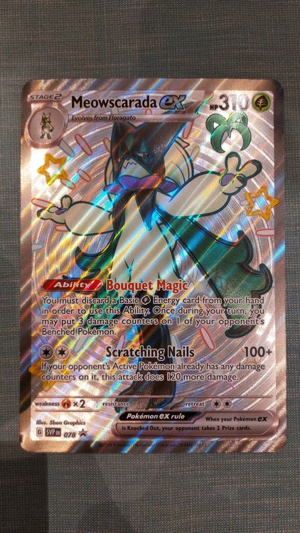 Meowscarada ex shiny promo Jumbo card (Neu (gemäss Beschreibung)) in ...