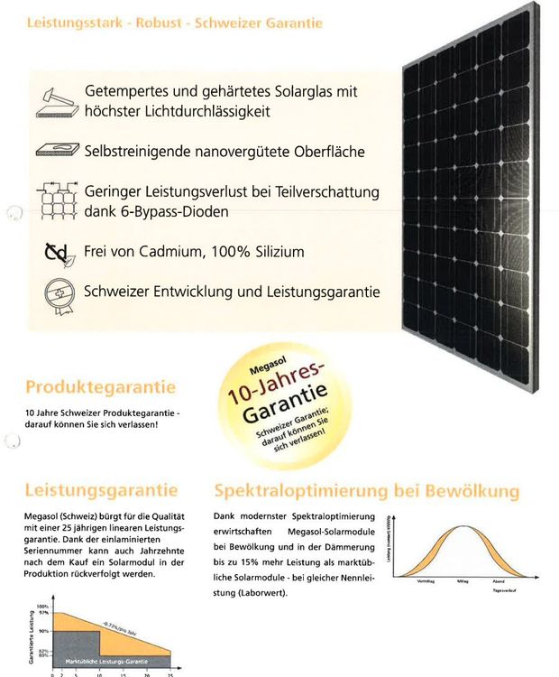Solarmodule Megasol 255-60-w | Kaufen auf Ricardo