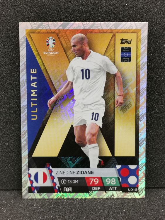 Match attax euro 2024 Zinedine Zidane Ultimate (Gebraucht) in Einsiedeln für CHF 2.5 – mit ...