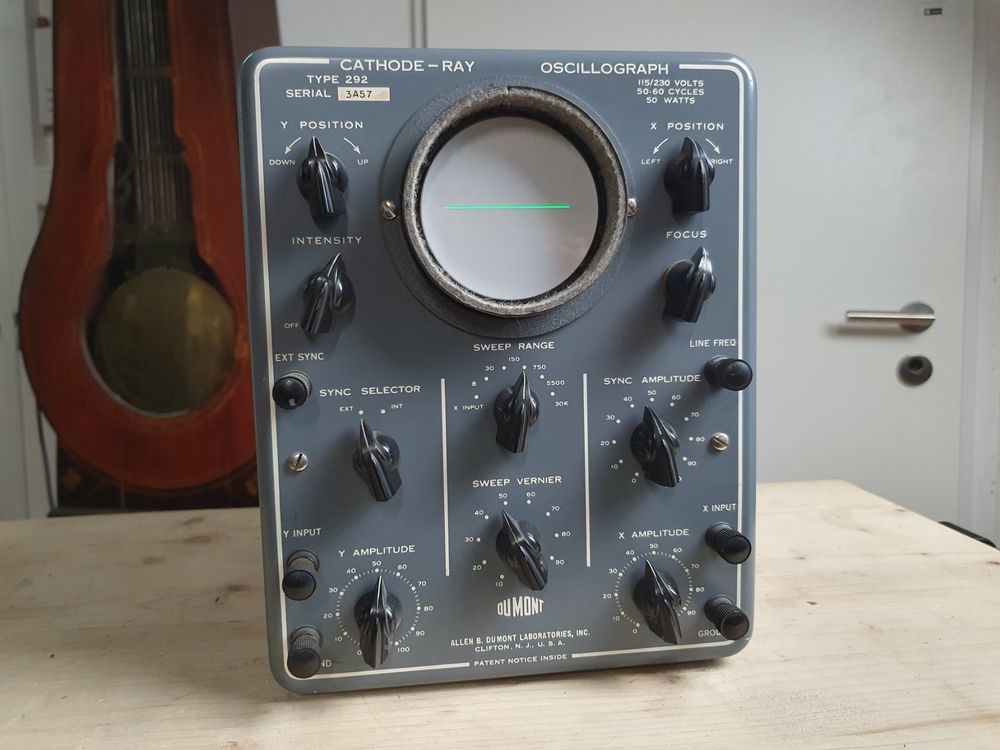 Oszilloskop Dumont 292 Cathode-Ray Röhrengerät USA 1950 (Defekt) in ...