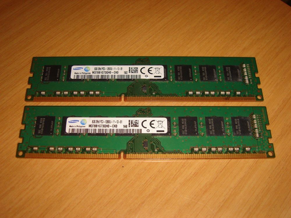 2 stück 8gb ddr3 PC3 12800 RAM für Computer. (Gebraucht) in St. Gallen ...