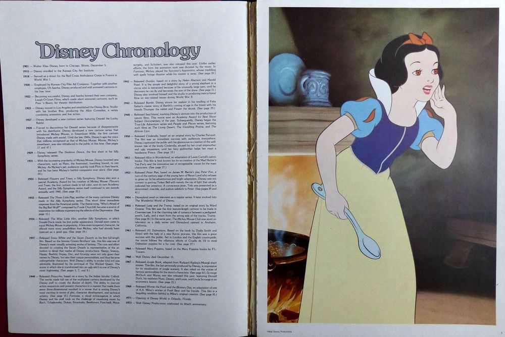 THE DISNEY POSTER BOOK 22 READY TO FRAME POSTER 1977 | Comprare su Ricardo