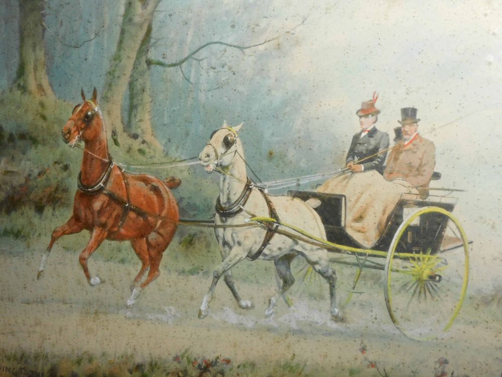 Neue Fundschätze Aquarell antik signiert kleines Aquarell (Gebraucht) in Sursee für CHF 60 – mit ...