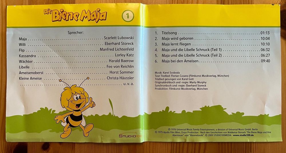 Biene Maja Hörspiel CD "Maja lernt fliegen" (Nr. 1) 🐝 (Gebraucht) in ...