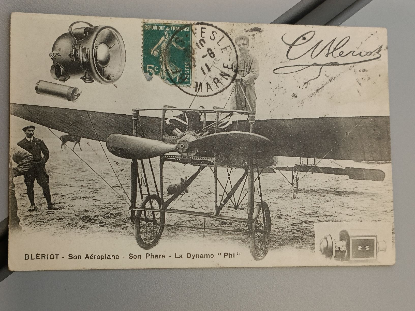 Alte Flieger PK Bleriot - Son Aeroplane Son Phare La Dynamo (Gebraucht ...