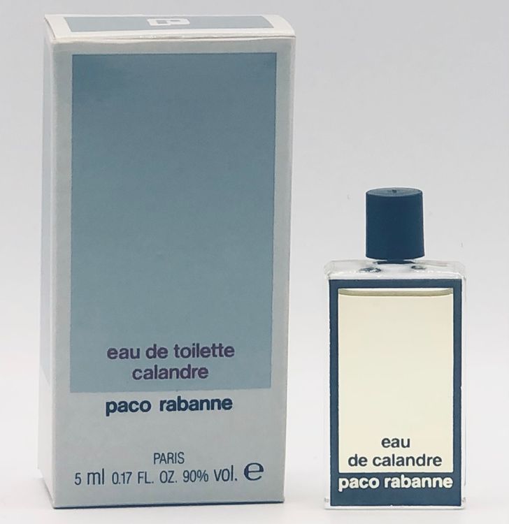 Miniature Paco Rabanne Eau de Calandre Eau de Toilette 5 ml (Gebraucht ...
