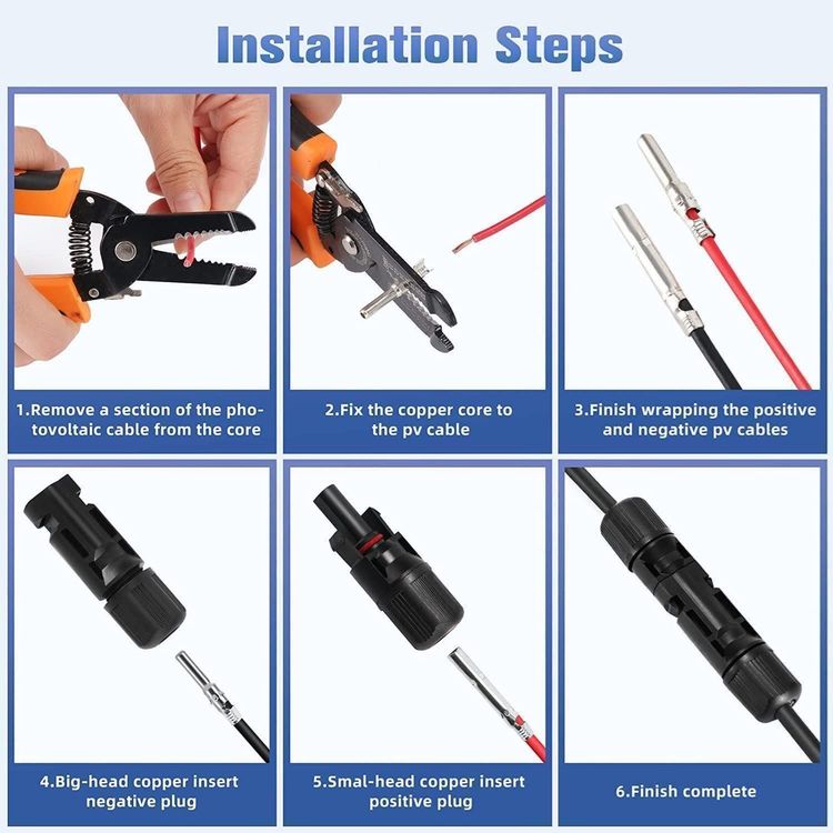 Solar panel MC4 Stecke Y-Solar Kabel (Neu (gemäss Beschreibung)) in ...