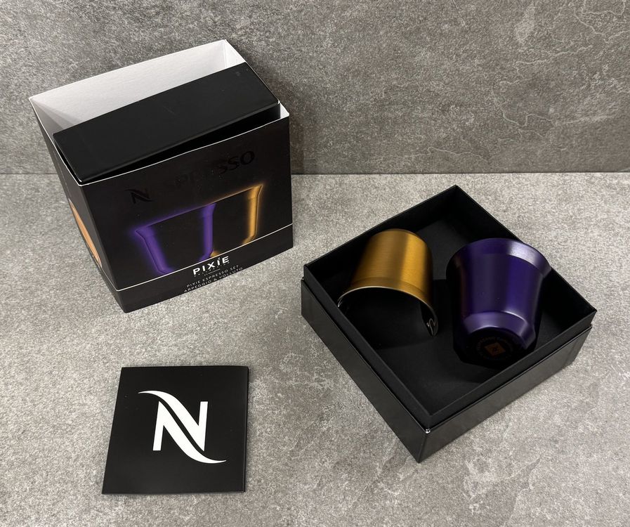 NESPRESSO PIXIE Set, ARPEGGIO + VOLLUTO (2 x 80ml) ... (Neu und originalverpackt) in für CHF 22 ...