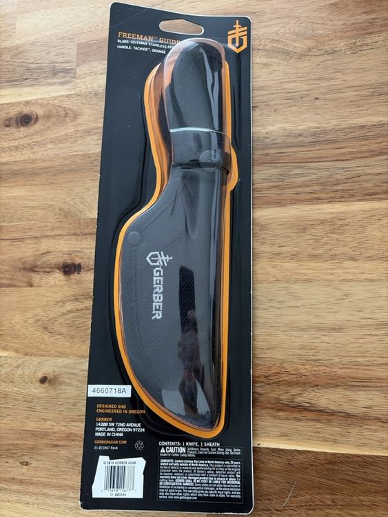 Gerber Freeman Guide Fixed Blade Messer f. Camping & Outdoor (Neu ...