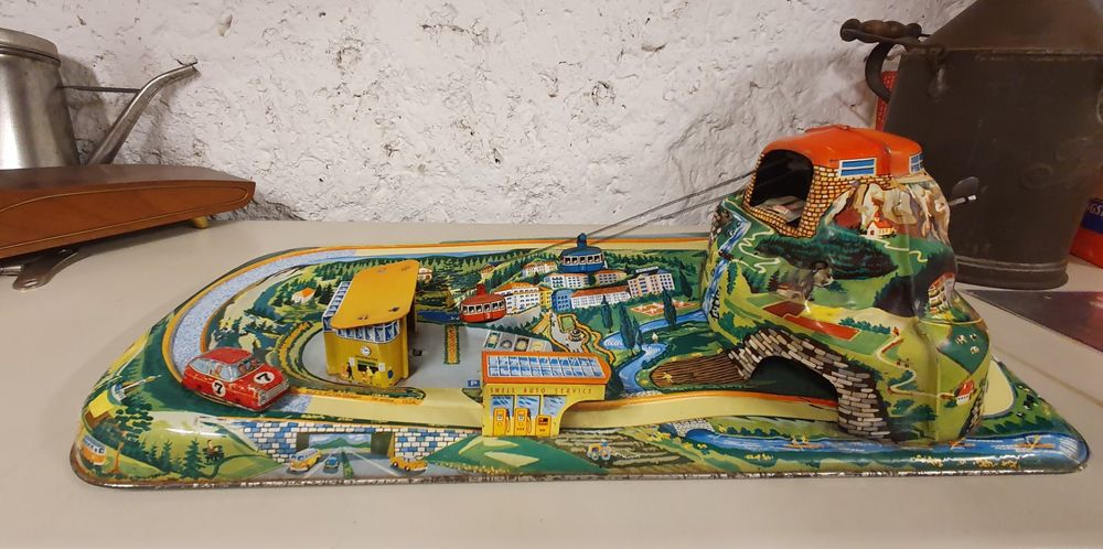 Blechspielzeug Technofix Schwebebahn Tankstelle,Werbung (Gebraucht) in Neuenkirch für CHF 135 ...