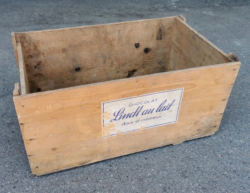 Vintage Holzkiste Lindt Schokolade Deko (Gebraucht) in Obergerlafingen ...