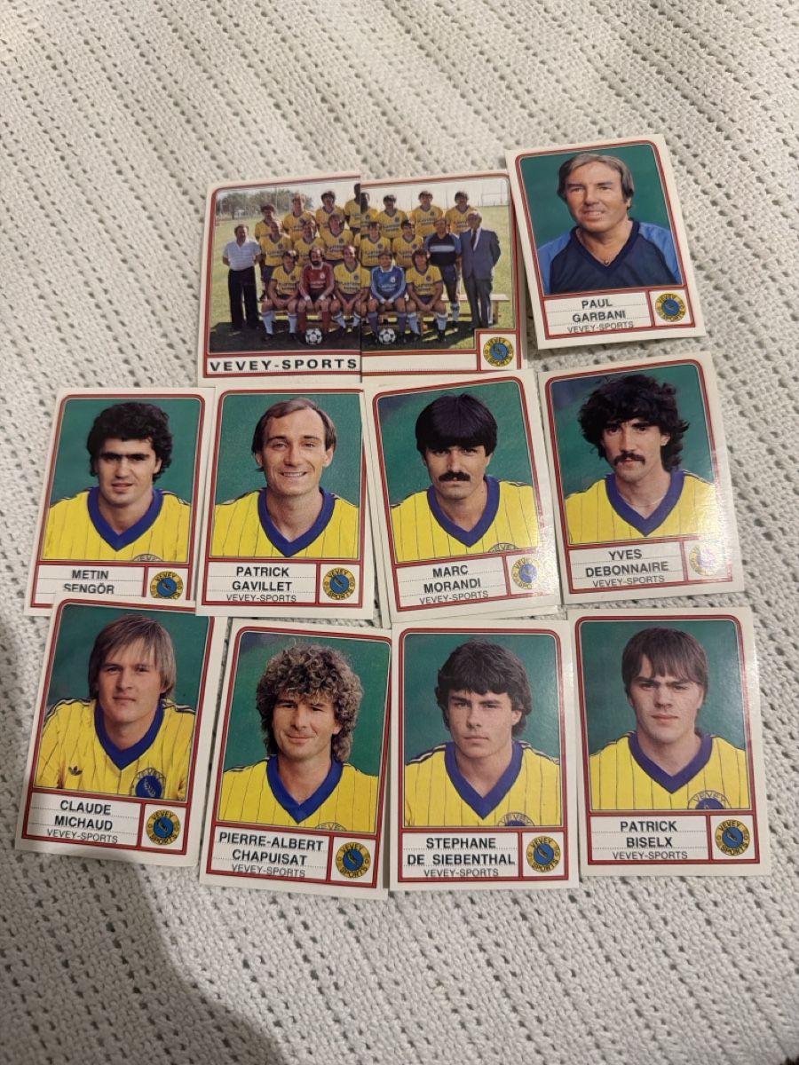 Panini Football 85 Einzelbilder, Vevey Sports, Top Zustand! (Gebraucht ...