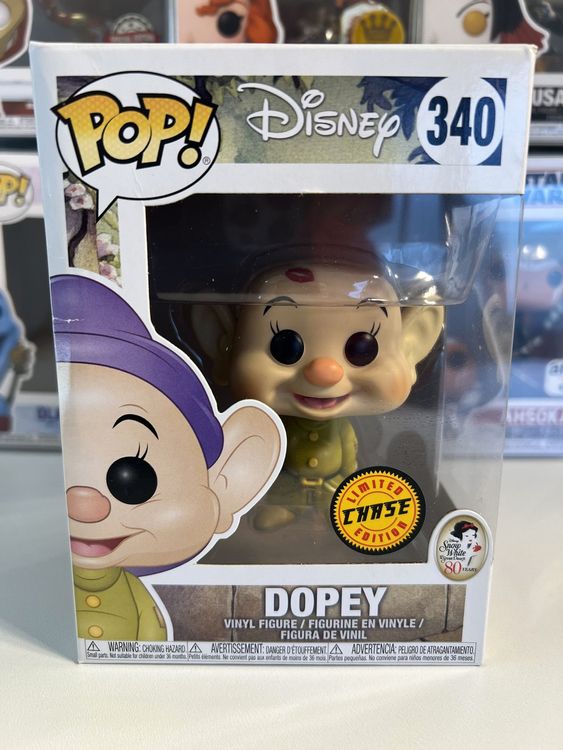 Funko POP Disney Blanche-Neige et les Sept Nains Dopey Chase (Neuf avec ...