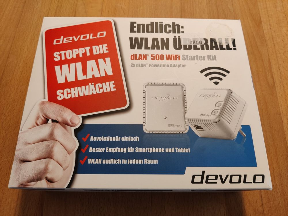 devolo dLAN 500 WiFi Starter Kit (Neu und originalverpackt) in Zürich für CHF 20 – nur Abholung ...