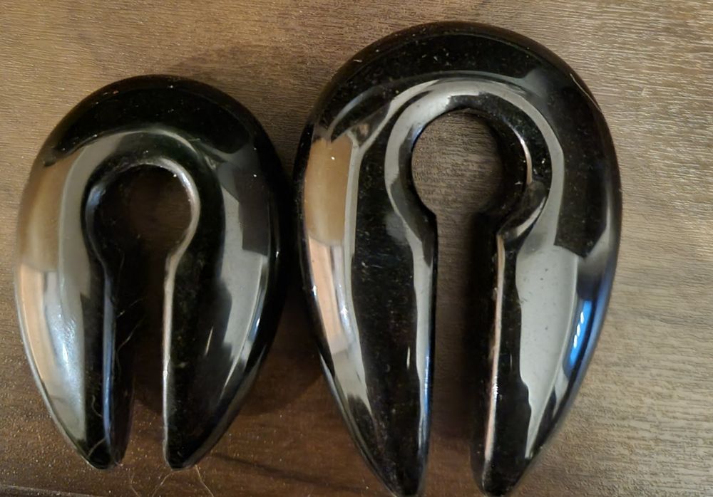 Ohrgewichte ungebraucht onyx plug | Kaufen auf Ricardo