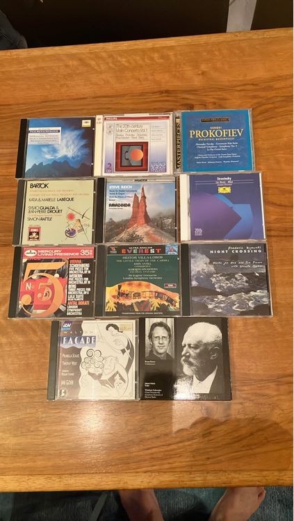 Klassische Musik CD Sammlung 20. Jahrhundert (Gebraucht) in Bichwil für ...