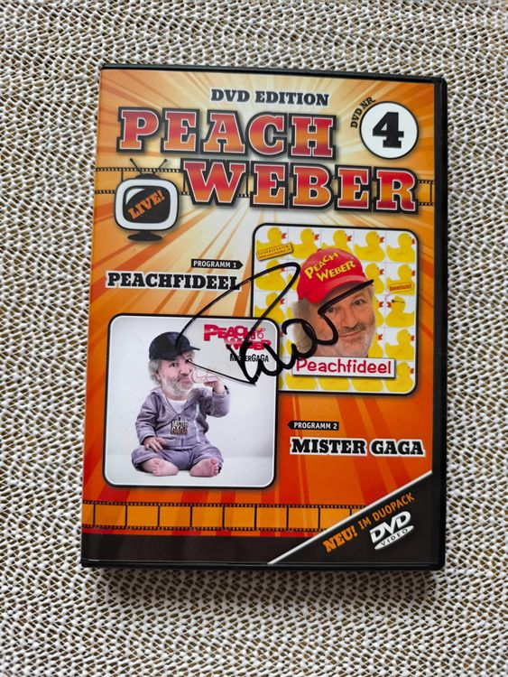 Doppel-DVD Peach Weber - mit Autogramm (Gebraucht) in Oberwil i. S. für ...