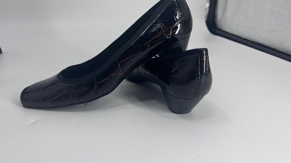 Braun Leder Pumps 👠 Gr.45 | Kaufen auf Ricardo