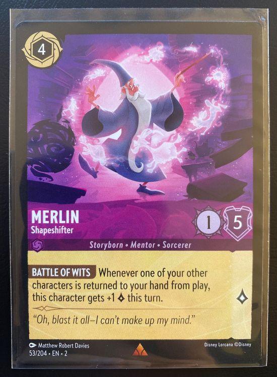 LORCANA DISNEY - MERLIN - 53/204 RARE (Gebraucht) in Lugano für CHF 4 ...
