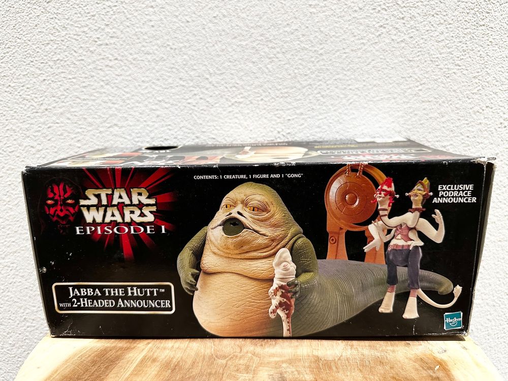 STAR WARS EPISODE 1 JABBA THE HUTT HASBRO Neu 1999 vintage (Gebraucht ...
