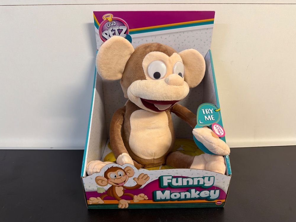 Neu Spielzeug Club Petz Funny Monkey (1x) (Neu und originalverpackt) in ...