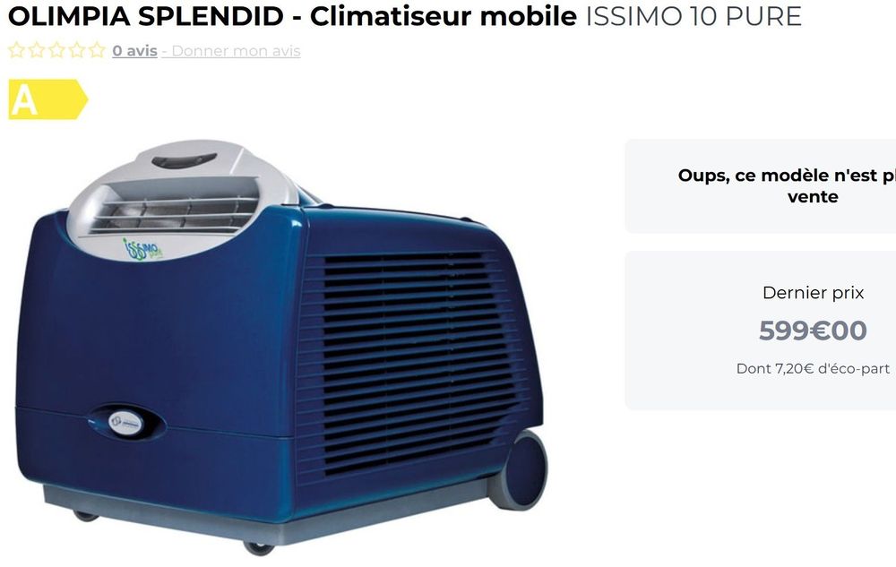Climatiseur Olimpia Splendid Issimo Pure 10 | Kaufen auf Ricardo
