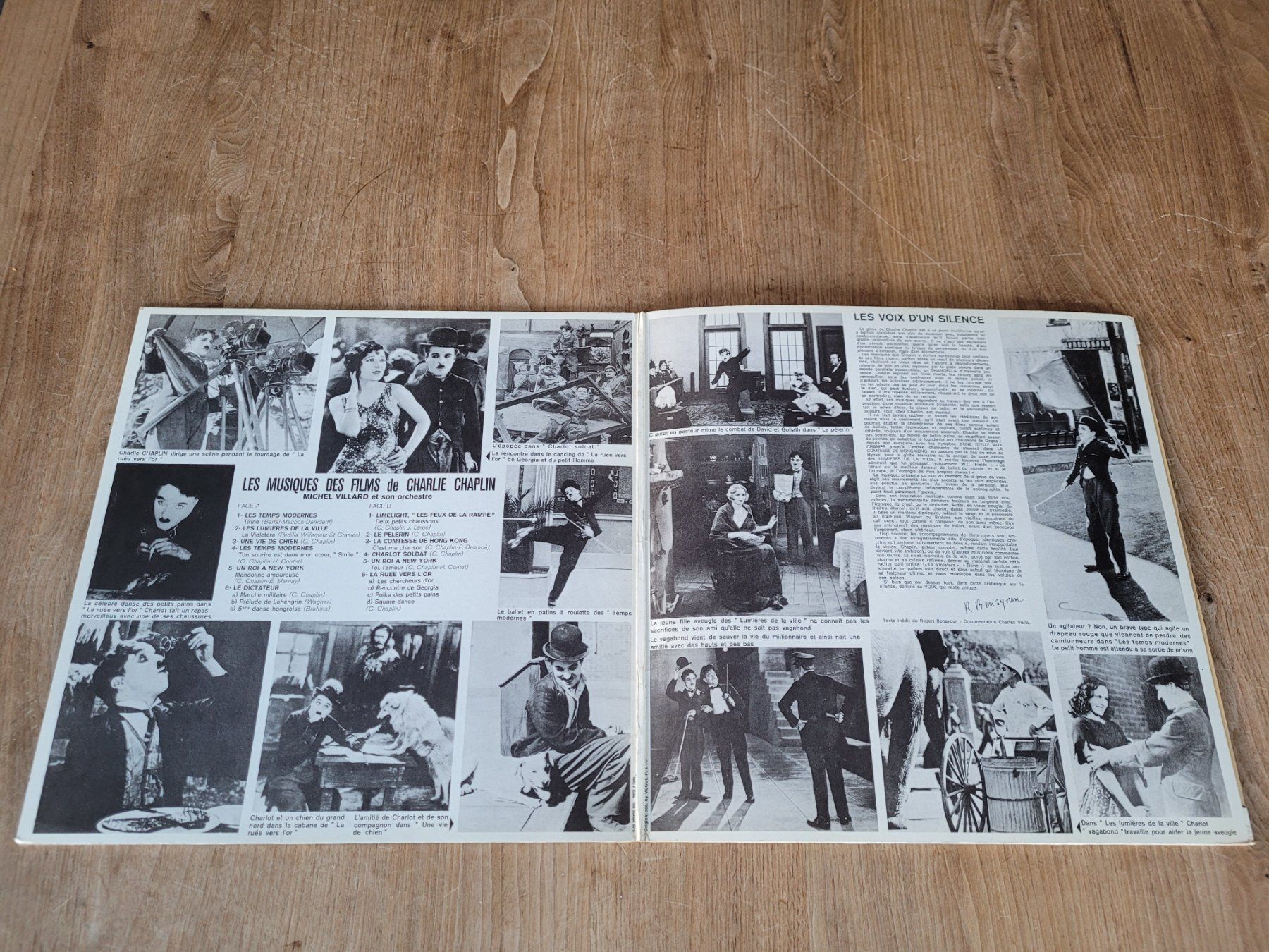 LP Vinyl Charlie Chaplin, Michel Villard, 1972 Schallplatte (Gebraucht ...