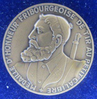 Tir Fribourgeoise - Bronze - emailliertes Kantonswappen FR (Neu (gemäss ...