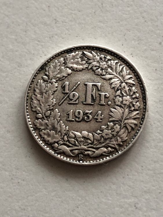 Abart 50 Rp. 1934 mit Stempelriss | Kaufen auf Ricardo