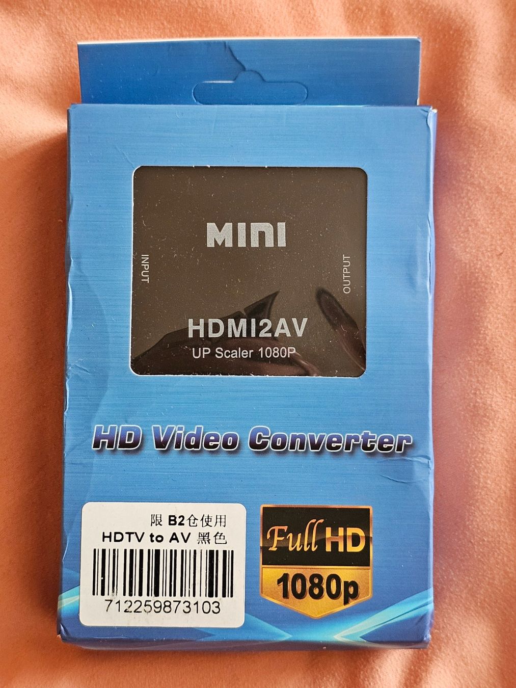 🎥 HD Video Converter – MINI HDMI2AV – Full HD 1080p – Neu (Neu und ...