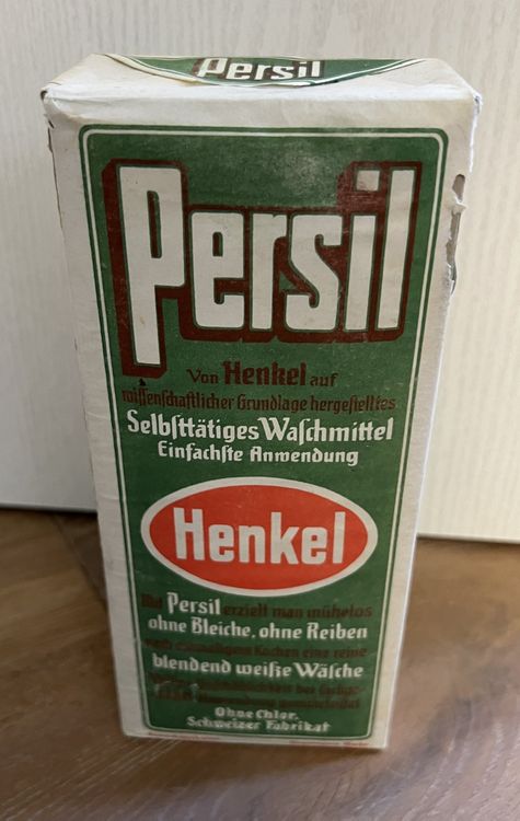 alte volle Packung Persil Waschmittel Henkel ca. 50er-Jahre (Gebraucht ...