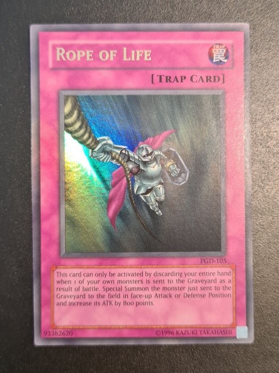 Yu-Gi-Oh! Rope of Life Holo Ultra Rare PGD-105 ab 1.- | Kaufen auf Ricardo